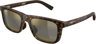 Maui Jim Moaka Polarisierte Rechteckige Sonnenbrille - - Accessories - unisex - Braun - 52 MM