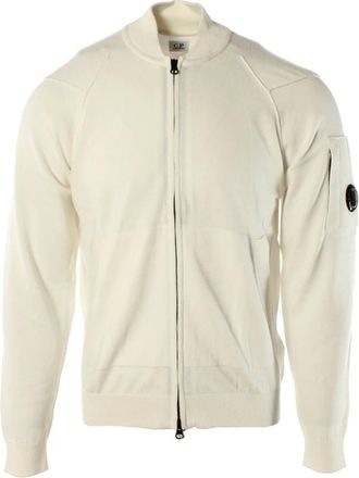 C.P. Company C.p. Company, Homme, Pulls, Blanc, Taille: S Cardigan