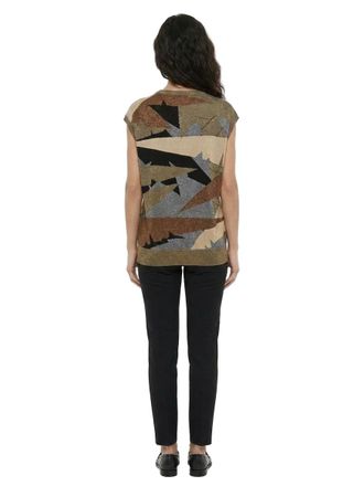 Dolce & Gabbana Womens Multicolor Polyester Tank Tops