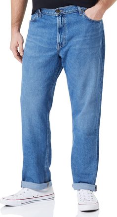 Lee Herren Daren Zip Fly Jeans, Worn in Shadow, 40W / 34L EU