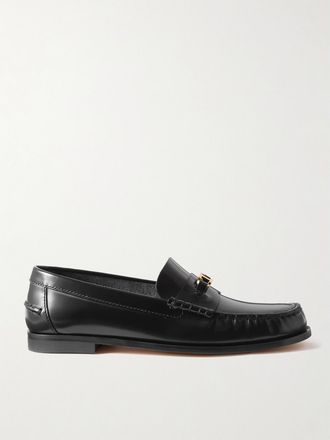 Tod's Mocassins En Cuir Glac&eacute; &Agrave; Ornements - Noir