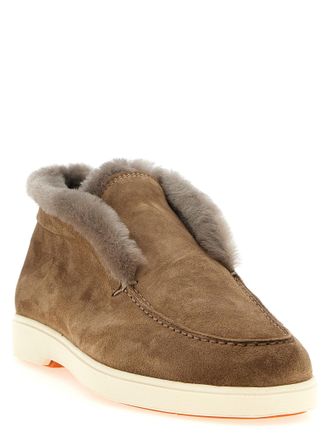 Santoni Fortune Ankle Boot - Taupe