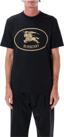 Burberry Homme, Tops, Noir, Taille: L T-Chemises