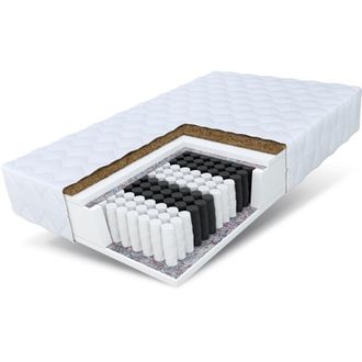 FDM Matratze 100x200 Taschenfederkern H3 und H4 home max 7 Zonen Kokos Bett Matratze