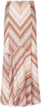 Missoni jupe longue à effet métallisé - Tons neutres