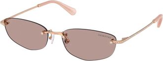 Swarovski Femme, Accessoires, Multicolore, Taille: 57 MM Sk7045D Lunettes de soleil