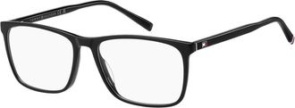 Tommy Hilfiger unisex, Accessoires, Noir, Taille: 56 MM Squared Lunettes de soleil