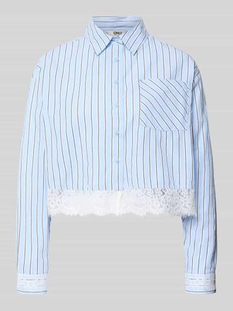 Only Boxy Fit Langarmbluse aus reiner Baumwolle Modell KHALIDA