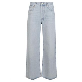 A Gold E Femme, Jeans, Bleu, Taille: W27 Wide Jeans