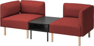 IKEA LILLEHEM 2er-Sitzelement mit Ablage