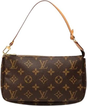 Louis Vuitton Pochette Accessoires Pre-owned - Femme - Pre-owned - Brun - Taille: ONE Size
