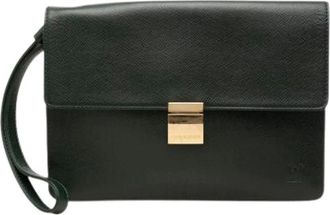 Louis Vuitton Pre-owned Selenga Clutch - Femme - Pre-owned - Vert - Taille: ONE Size