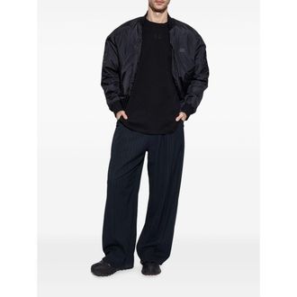 44 Label Group Embroidered Logo T-Shirt - Black