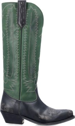 Golden Goose Femme, Chaussures, Vert, Taille: 38 EU High Wish Star Bottes
