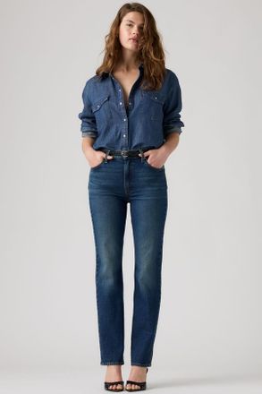 Levi's Jean Ribcage Slim - Femme - D&eacute;lavage Moyen / Gate Keeping - 23X29