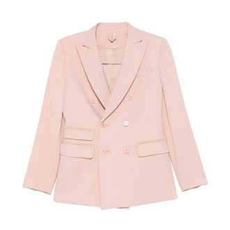 Max Mara Veste crois&eacute;e - Femme - Vestes - Rose - Taille: 36 FR