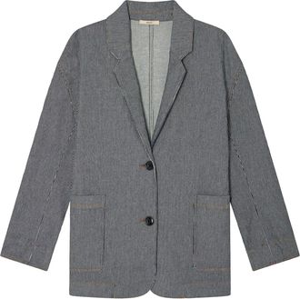 Sessun Veste Trani Rayures Coton Bio Sess&ugrave;n