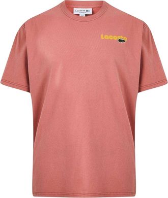 Lacoste Effect Ombr T-Shirt f&uuml;r Herren (Rot)