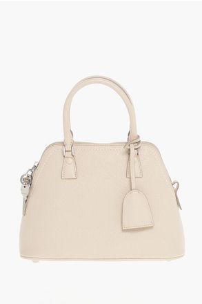 Maison Margiela MM11 Textured Leather 5AC Bag with Canvas Detail size Unica