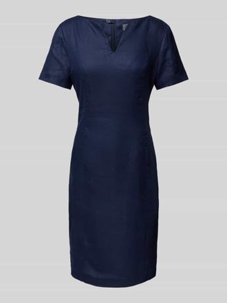 White Label Knielanges Kleid mit V-Ausschnitt
