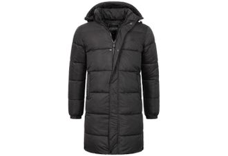 Alessandro Salvarini Winterjacke Alessandro Salvarini Herren Winter Parka gesteppt mit abnehmbarer Kapuze