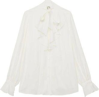 Ines De La Fressange Femme, Blouses et Chemises, Beige, Taille: 36 FR Clara Shirt