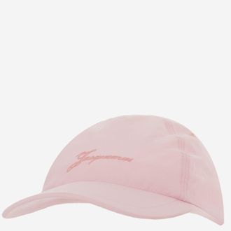 Jacquemus Womens Baseball Cap Pink Nylon Hat