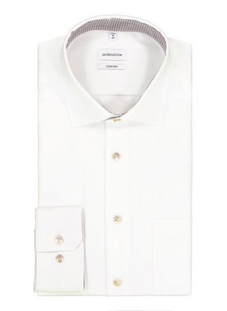Seidensticker Seidensticker Herren Hemd wei&szlig; Baumwolle