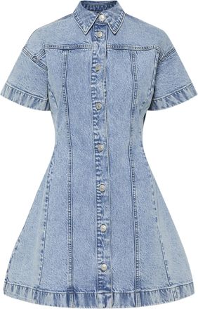 Pieces Pcsilke A-Shape Denim Dress
