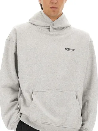 Represent Cotton Hoodie - Gray