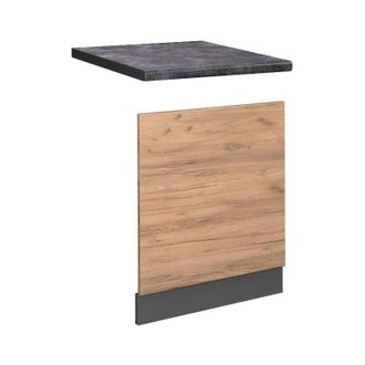 Vicco Façade Fame-Line, Chêne de force doré, 60 cm, pt Anthracite