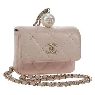 Chanel Pre-owned Vintage Mini Pouch - Femme - Pre-owned - Rose - Taille: ONE Size