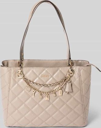 Guess Umh&auml;ngetasche mit Ketten-Detail Modell LIBBY NOEL TOTE