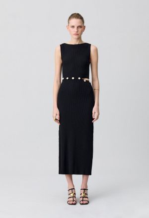 Claudie Pierlot Robe mi-longue en maille