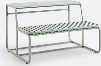 La Redoute Interieurs Banc-table De Jardin En M&eacute;tal Acier Talia