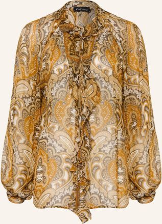 Grace Grace Bluse Venice Mit Volants gelb