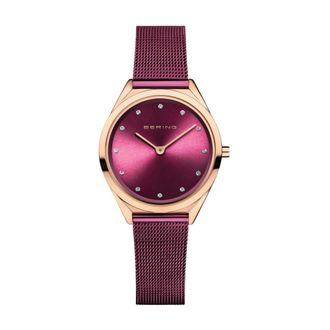 Bering Bering Damen Armbanduhr Ultra Slim 31 mm 3 ATM Saphirglas Slim Design Armband Milanaise 17031-969 - - Accessories - Damen - Rosa - ONE SIZE