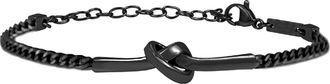 Breil Juwel Sammlung B&ME, ARMBÄNDER aus UNISEX in FARBIGER STAHL Farbe SCHWARZ messen EINZIGARTIG - TJ3341
