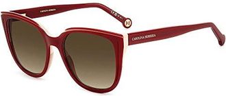 Carolina Herrera Her 0144/s R9S/HA BUR CHERWHTE Sunglasses Women Acetate, Standard, 53
