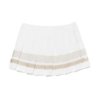 Lacoste Femme, Jupes, Blanc, Taille: 38 FR Nina Jupe Farine