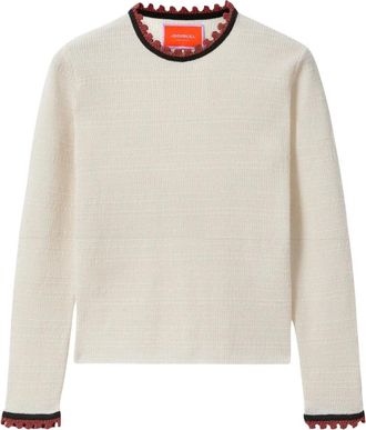 La DoubleJ Femme, Pulls, Beige, Taille: 42 FR Picket Crew Neck