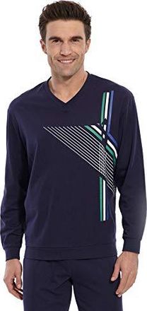 Honcelac Honcelac - Pyjama Homme en Maille Jersey - Marine - XL