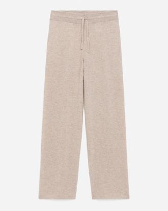 Arket Hose Aus Reinem Kaschmir -Beige