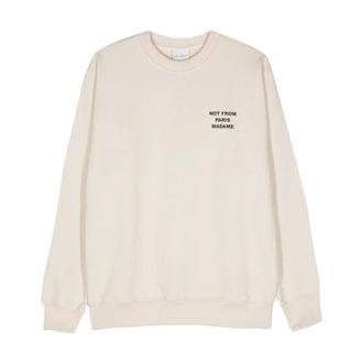 Dr&ocirc;le de Monsieur Le Sweatshirt Slogan Classique - - Sweatshirts & Hoodies - Herren - Beige - XL