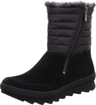 Legero Damen Novara Warm Gef&uuml;tterte Gore-tex Schneestiefel, Schwarz 0000, 42.5 EU