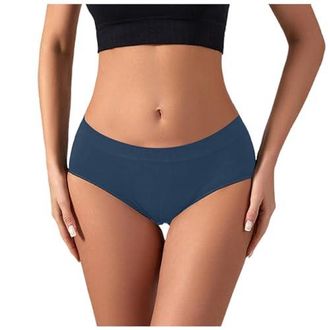 Generic Culottes sans coutures pour femme - En maille - Taille basse - En soie glacée - Respirant et confortable - Sous-vêtements pour femmes - Stretch - Doux