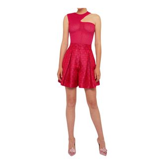 Genny Femme, Robes, Rose, Taille: 34 FR Top iconique asym&eacute;trique