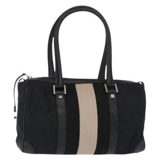 Gucci Sac &agrave; main en toile Pre-owned - Femme - Pre-owned - Noir - Taille: ONE Size