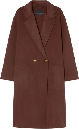 Marina Rinaldi Femme, Manteaux, Brun, Taille: 42 FR Manteau Oche