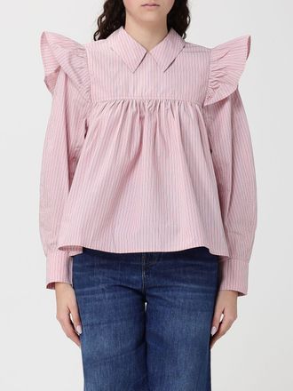 Ganni Chemise GANNI Femme couleur Rose